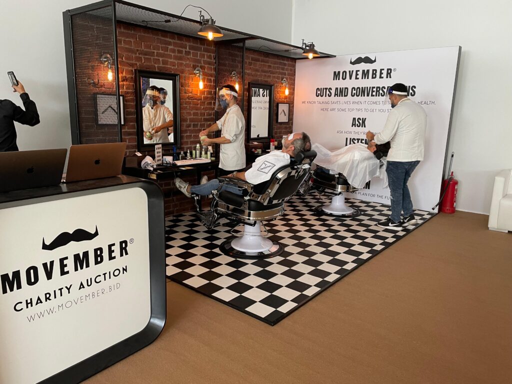 Silverstone F1 Charity Activation – Amazing Barber Experience